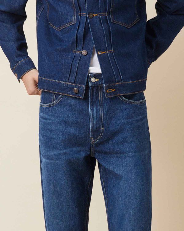 ʼState' is a classic yet contemporary denim with a mid-waist and ...